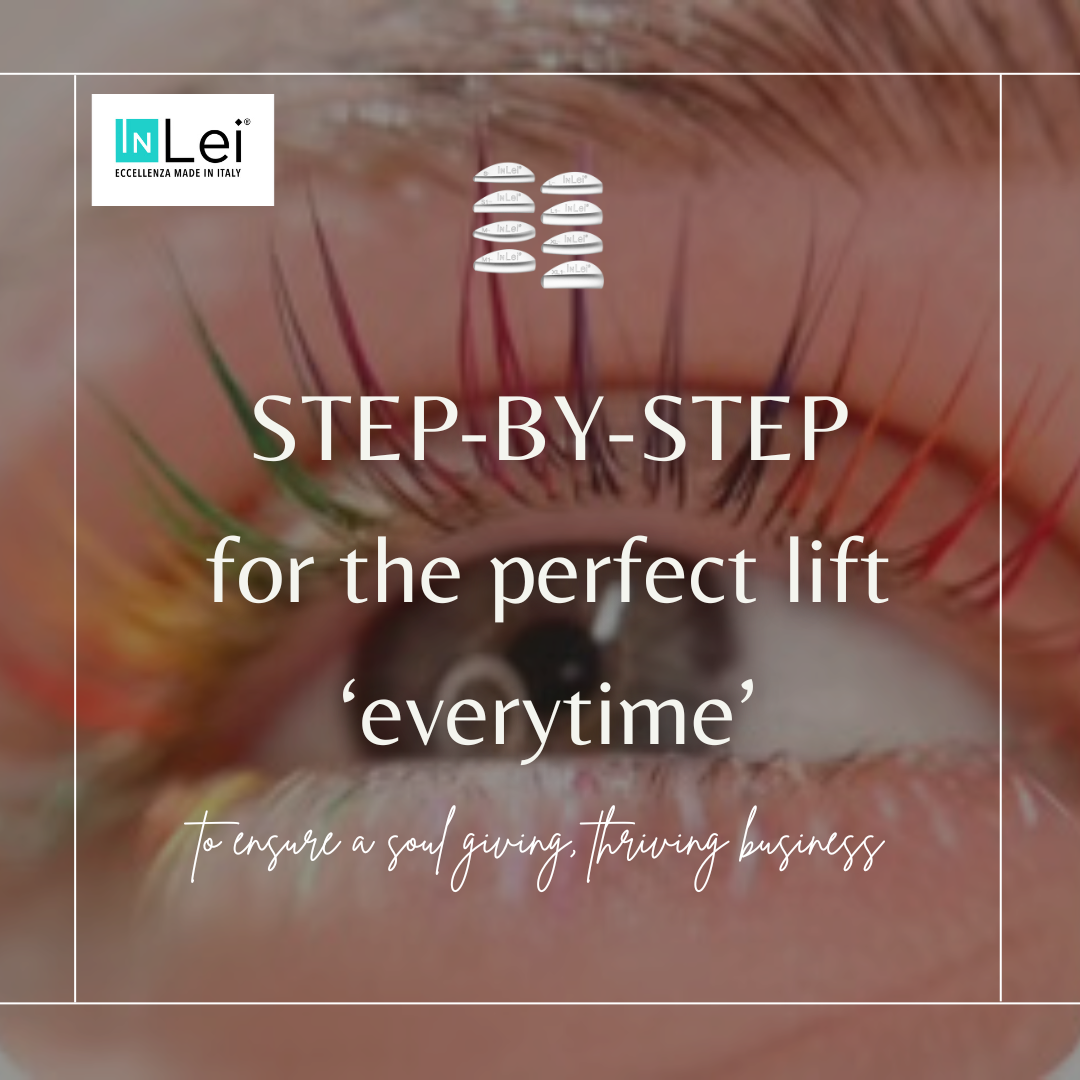 Guide on how to do a lash lift, Step-by-Step using InLei® Lash Filler ...