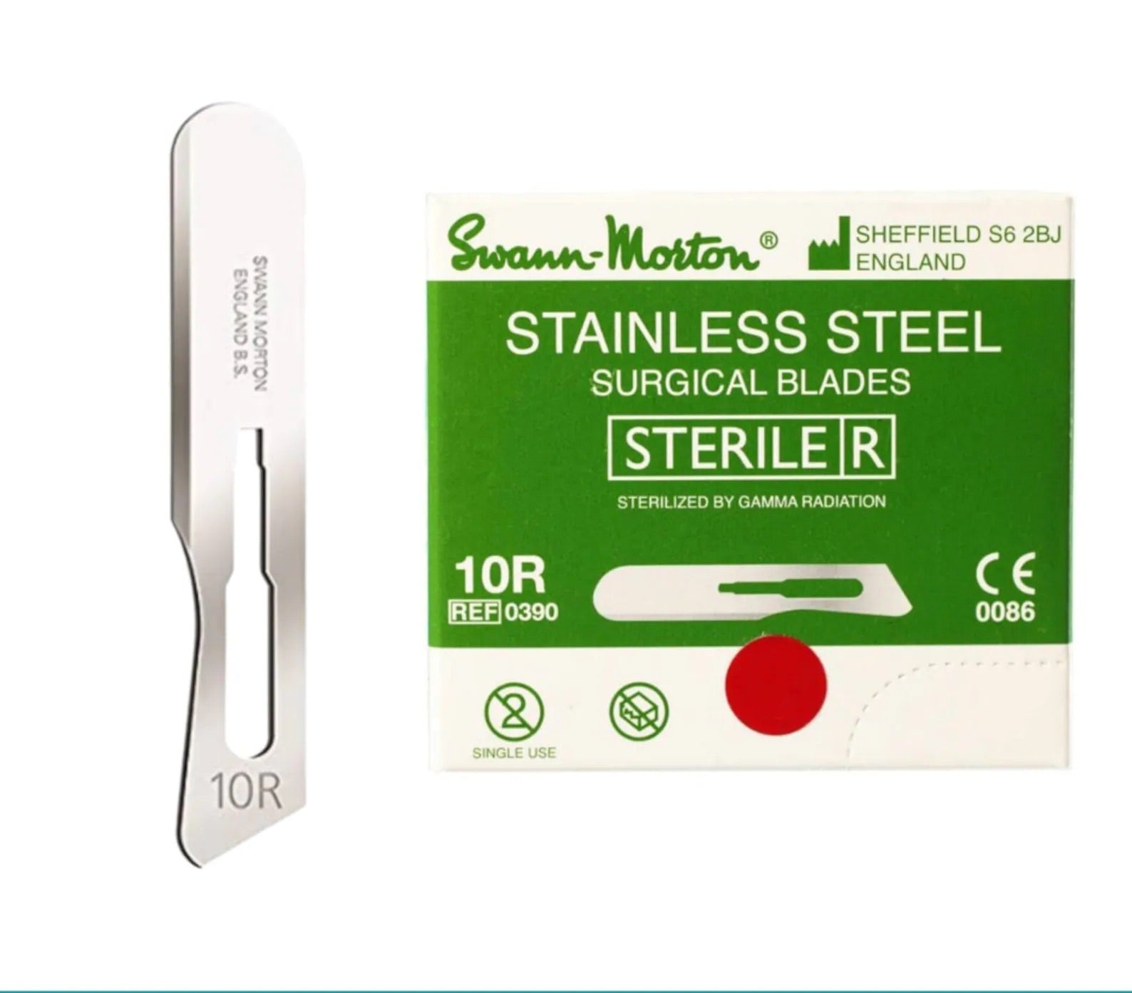 #10R Swann Morton | Butter Blade | Stainless Steel Dermaplaning Blades ...